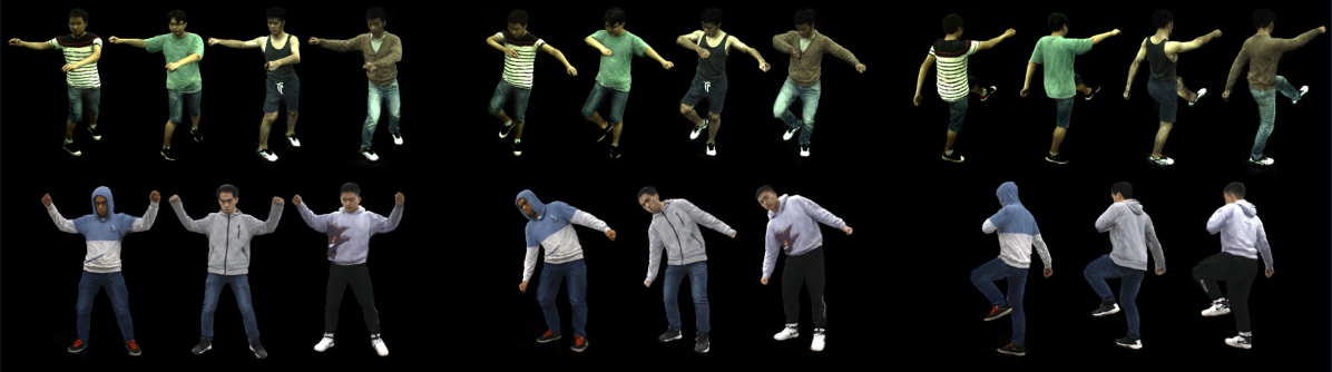 Deformable 3D Gaussian Splatting for Animatable Human Avatars · SNAP